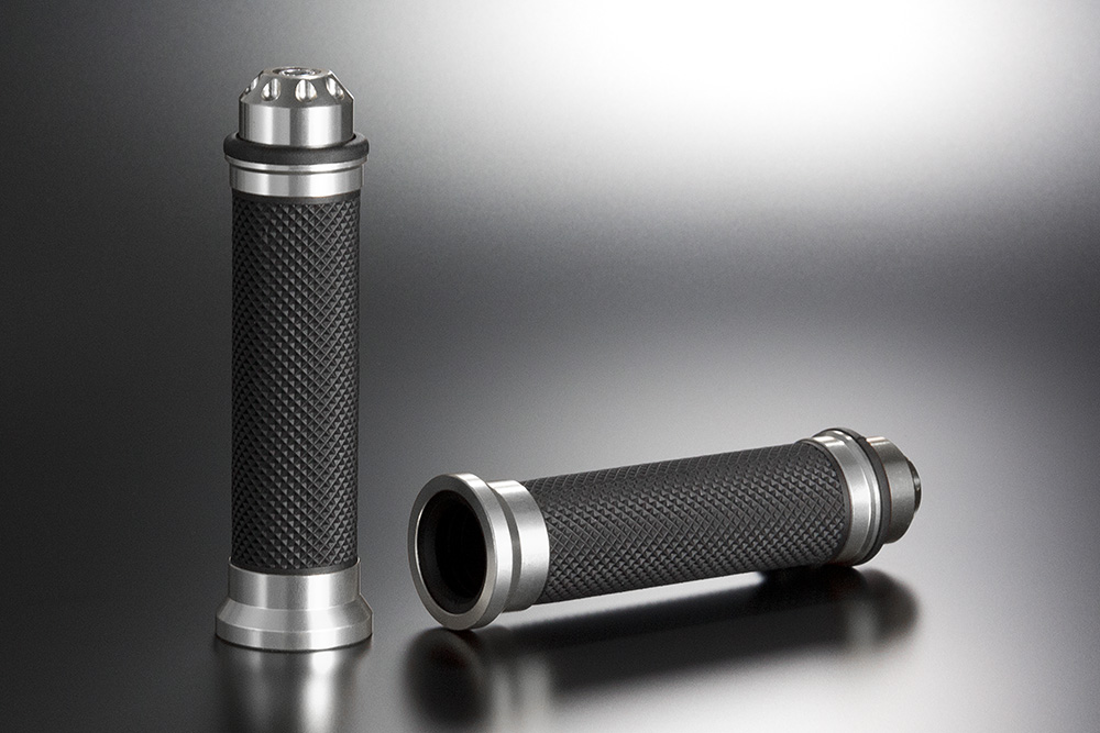 Home > Products > HANDLE GRIP > SCOOTER HANDLE GRIP WITH BAR END SILVER